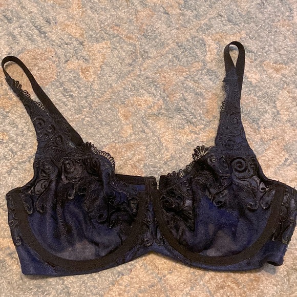 Soma | Intimates & Sleepwear | Soma Navy Blue Lace Bra | Poshmark